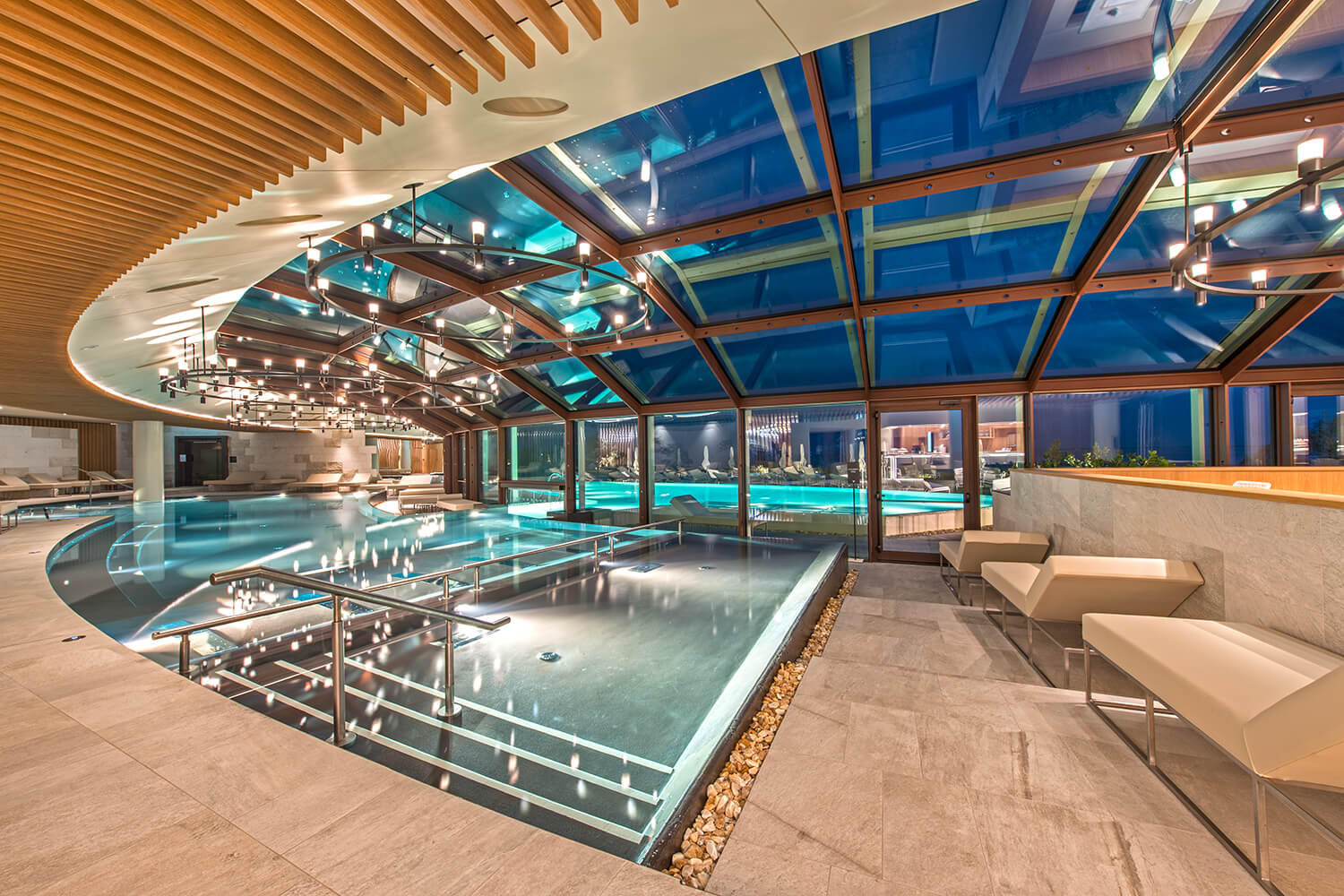 Portopiccolo Spa от Studio Apostoli. Керамогранит Florim